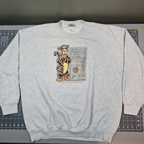 Disney | Shirts | Vintage Tigger Sweatshirt Xxl Jumper Disney 9s ...